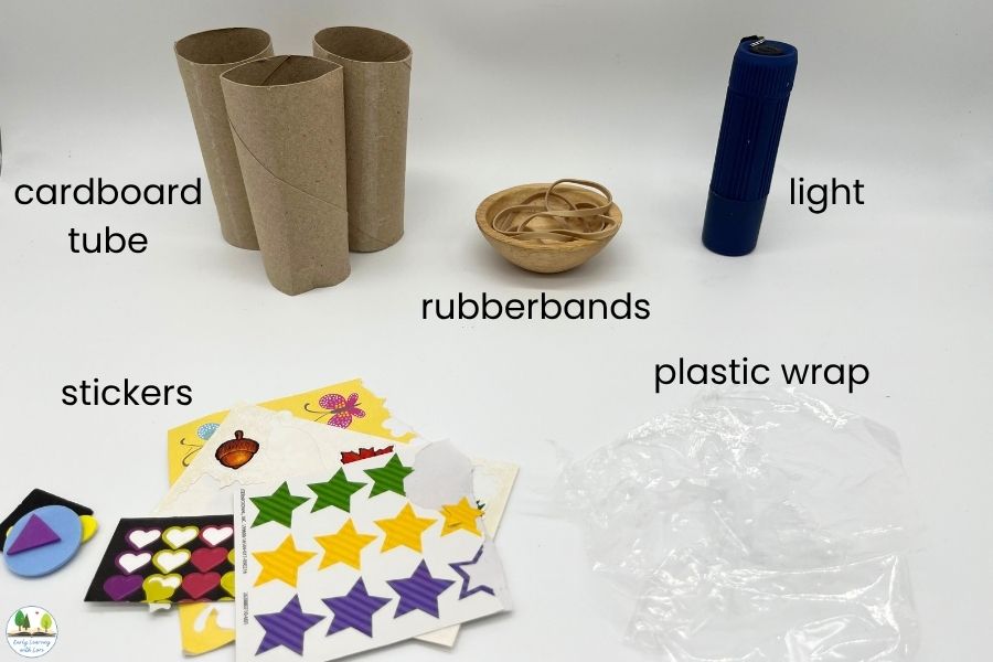 Shadow Tubes: Easy Light and Shadow Craft for Preschoolers