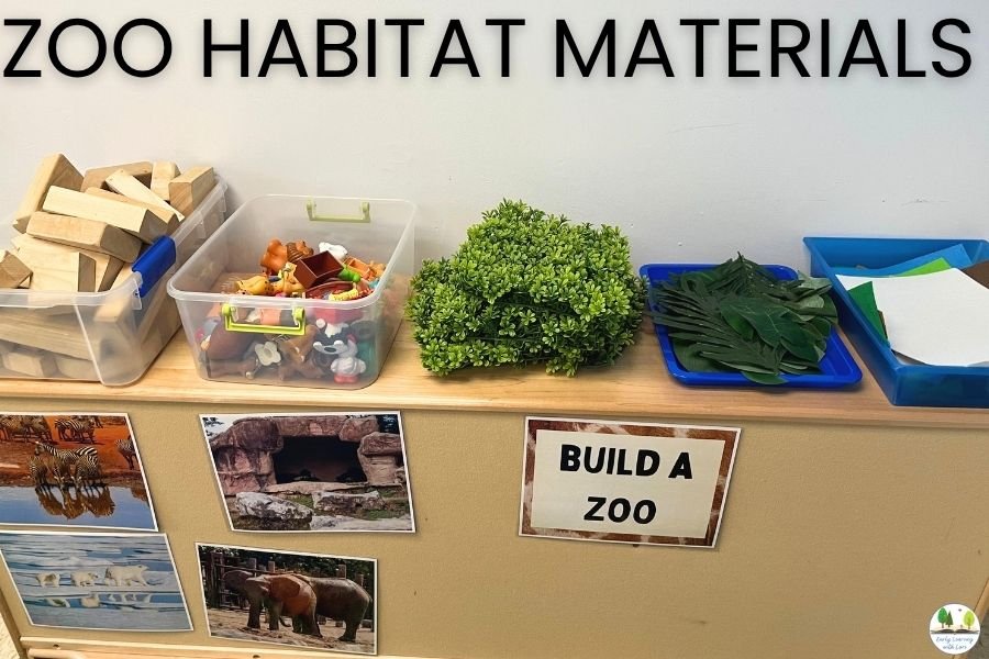 Preschool Zoo Habitat Activity: Create Animal Habitats