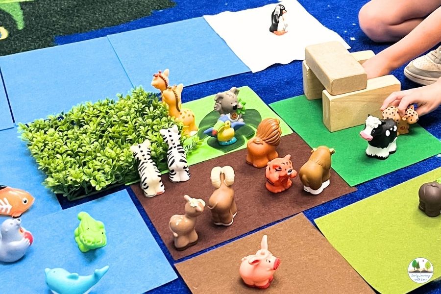 Preschool Zoo Habitat Activity: Create Animal Habitats
