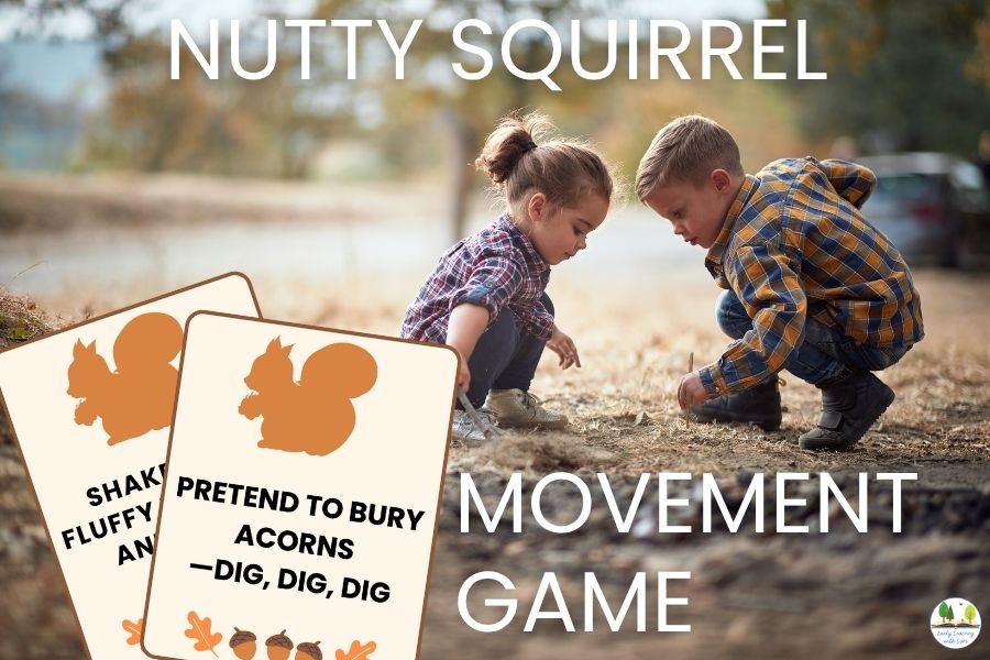 Free Squirrel Movement Game for Preschool and Kindergarten
