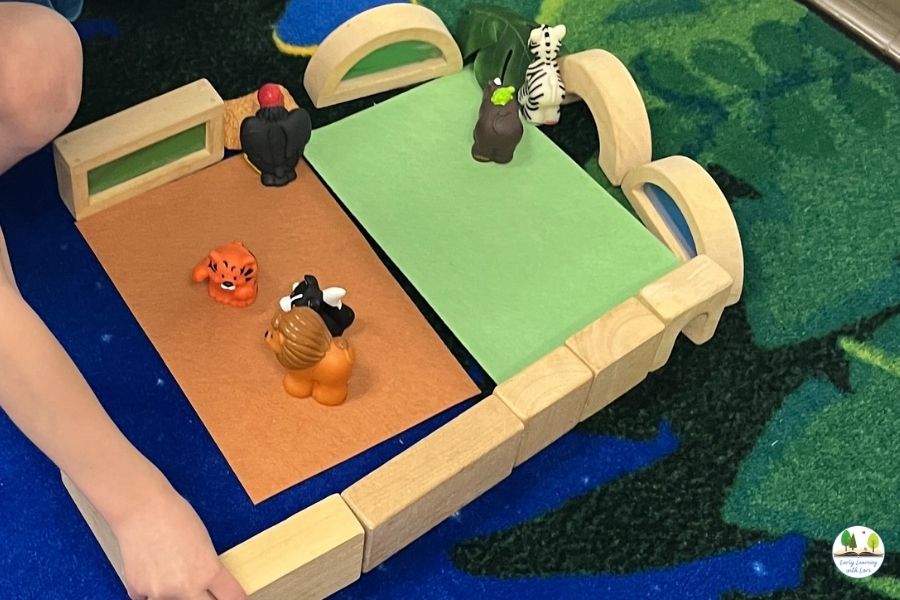 Preschool Zoo Habitat Activity: Create Animal Habitats