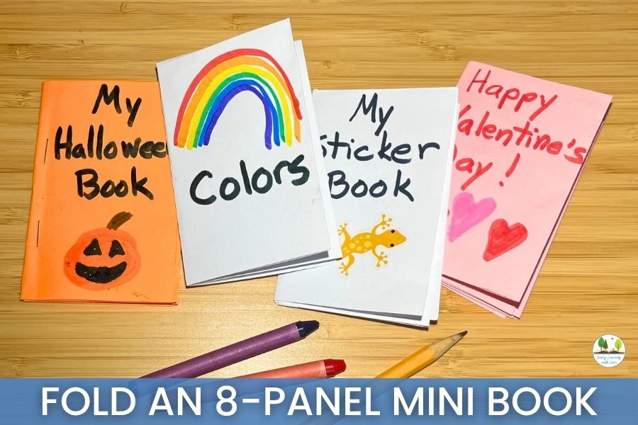 How to Make an 8-Panel Mini Book with One Sheet of Paper