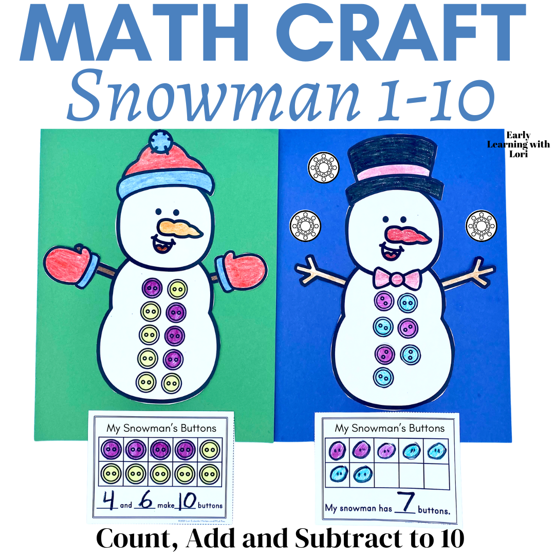 Halloween Candy Ten Frame Math Craft for Kindergarten & 1st